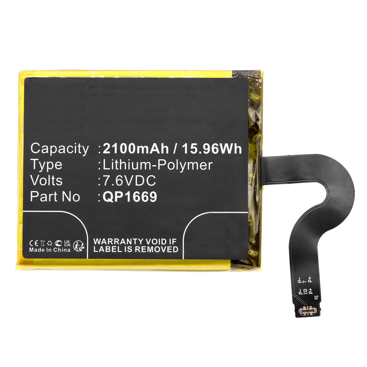 Batteries N Accessories BNA-WB-P18762 Credit Card Reader Battery - Li ...